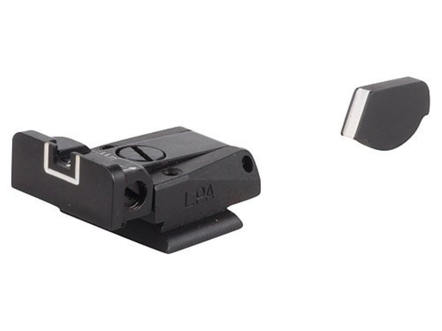 LPA SPR Sight Set Ruger P90, P91, P93, P94, P95, P97 Steel White