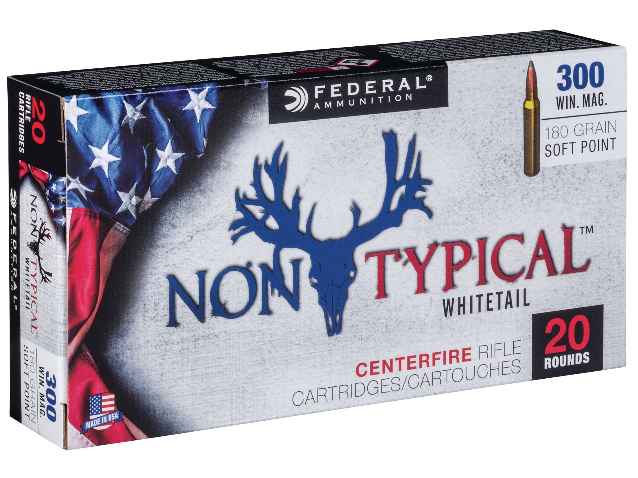 Federal Non-Typical 300 Winchester Mag Ammo 180 Grain Federal Droptine