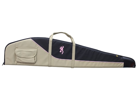 Browning Cimmaron Her Scoped Rifle Case 48 Canvas Taupe/Black Pink