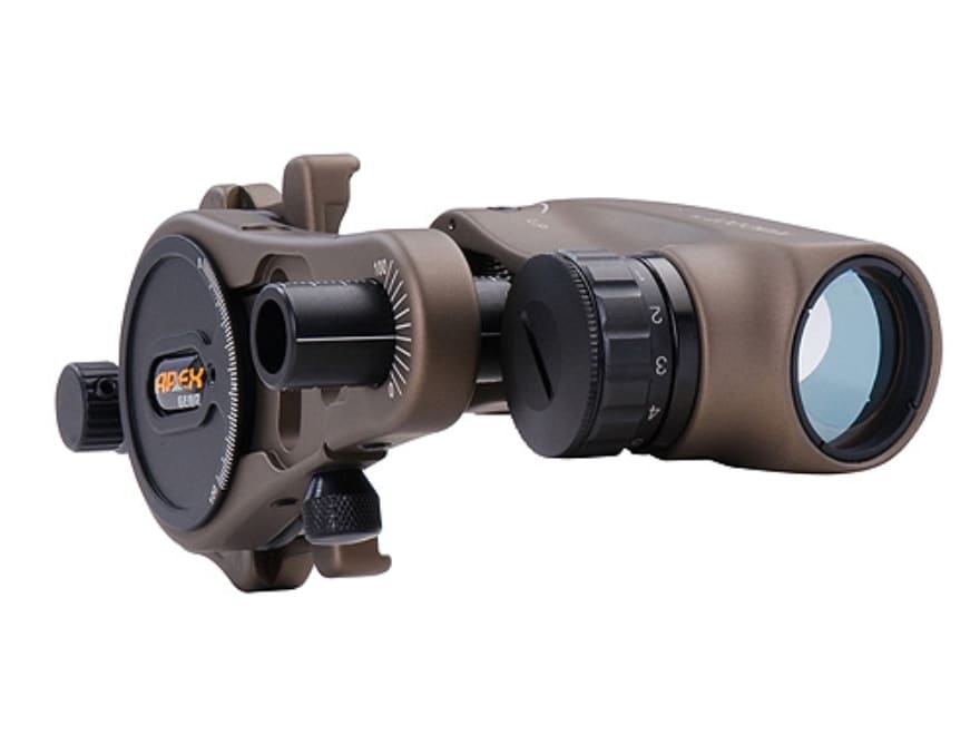Apex Gear Nano-Dot Dual Color Bow Sight Ambidextrous Aluminum Brown