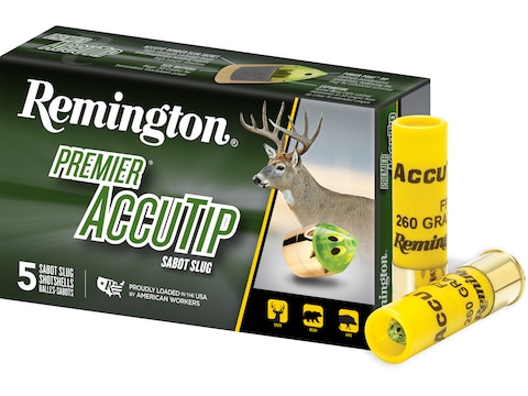 Remington Premier Ammo 20 Ga 3 260 Grain AccuTip Bonded Sabot Slug