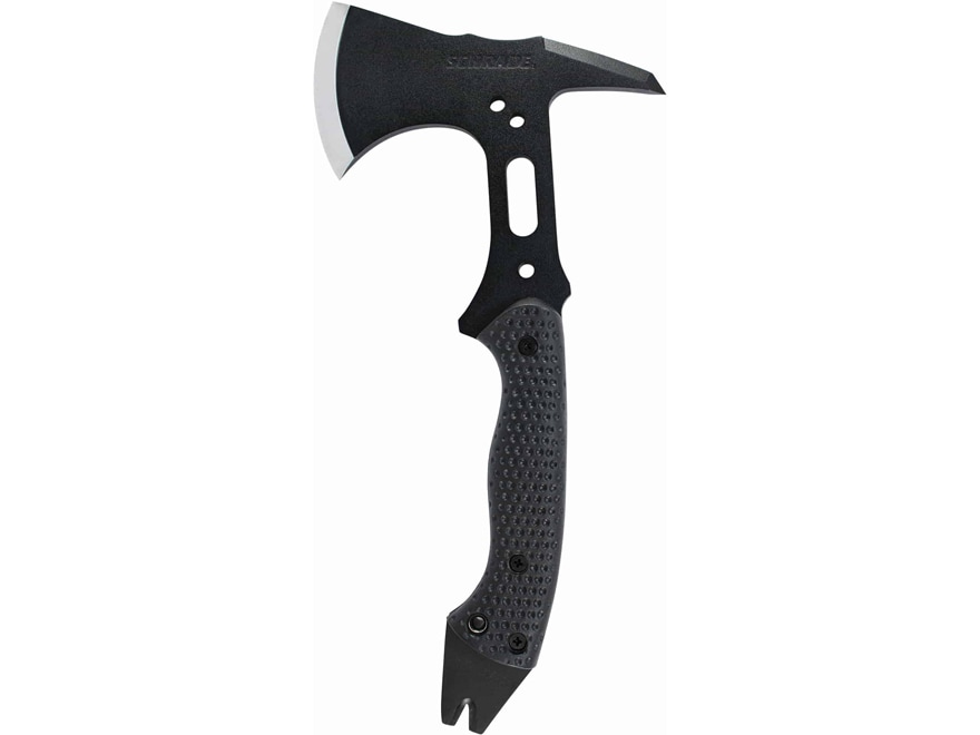 Schrade Scaxe5 Tactical Hatchet 3.1 Black SK5 Steel Blade 12.8 Overall