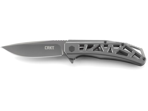 CRKT Gusset Folding Knife 3.57 Drop Point 8Cr13MoV SS Blade