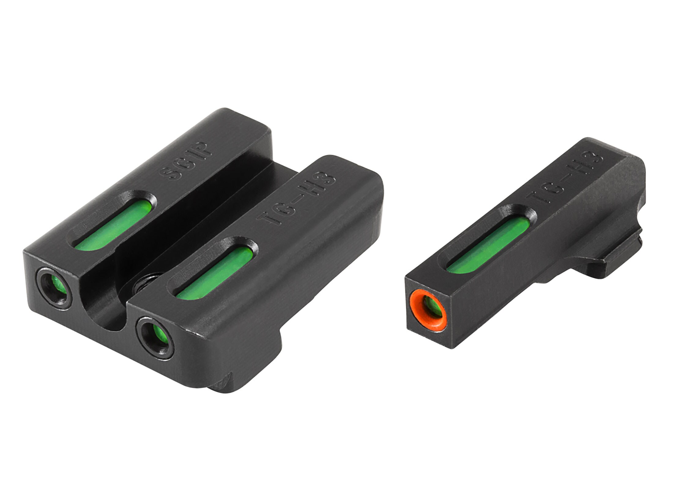 TRUGLO TFX Pro Sight Set Sig Sauer #6/#8 Tritium / Fiber Optic Green