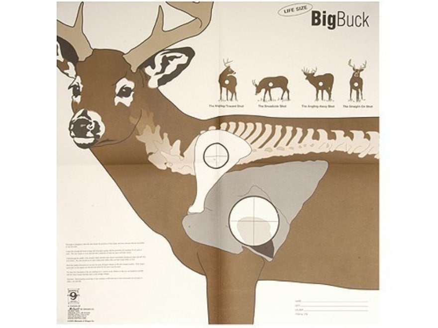 Hoppe's Big Buck Target 28 x 28 5PK