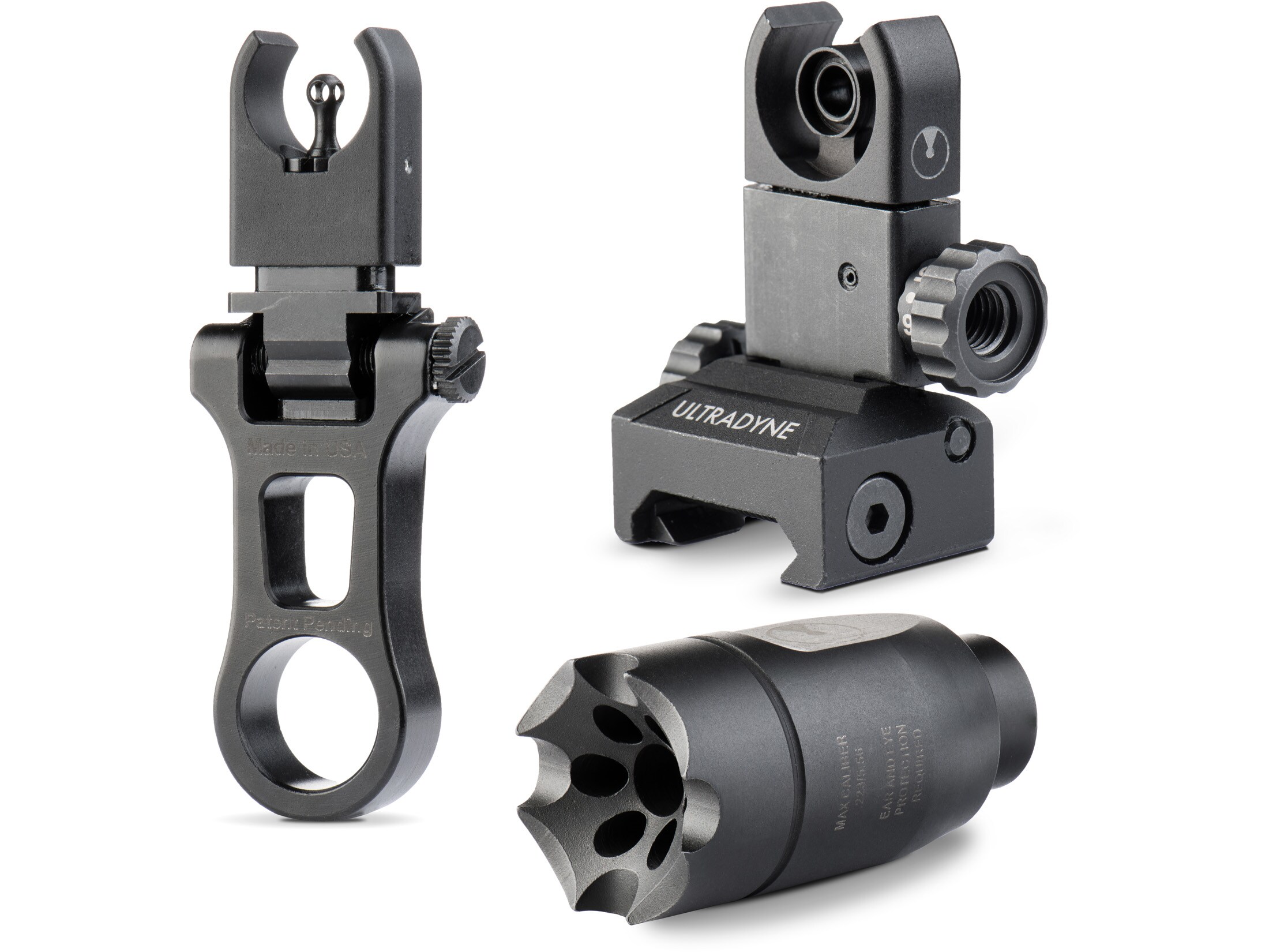 Ultradyne C4 Sight System Combo Dynamount Flip-Up Front Sight, Flip-Up