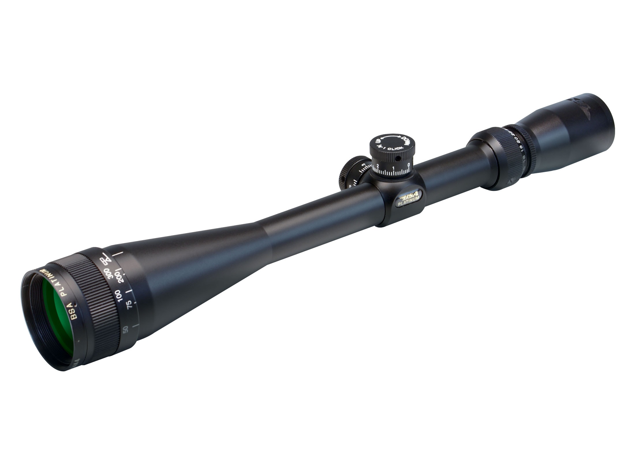 BSA Platinum Target Rifle Scope 1 Tube 8-32x 44mm 1/8 MOA Dot Reticle