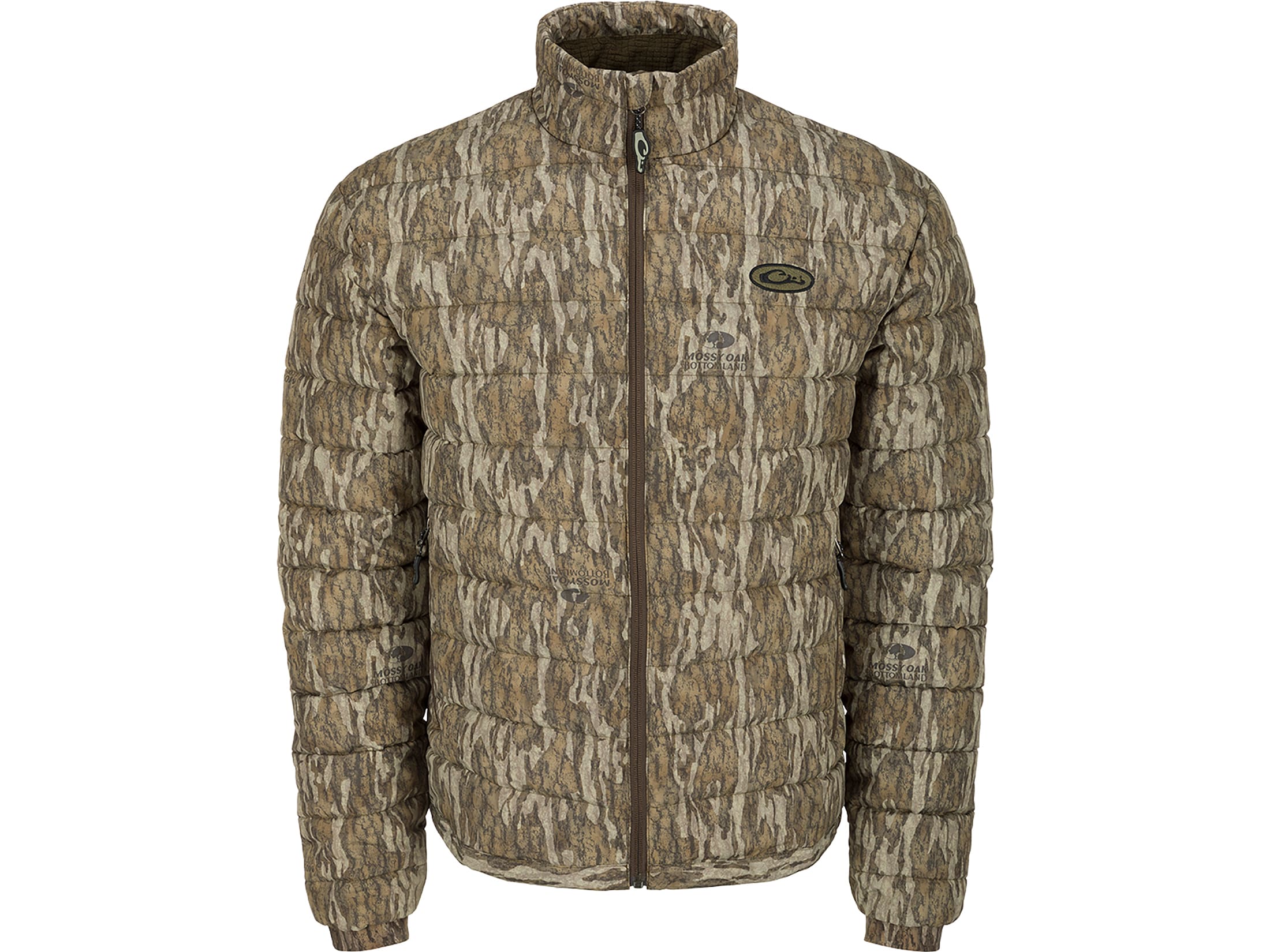 Drake Men's LST Double Down Layering Jacket Mossy Oak Bottomland 2XL