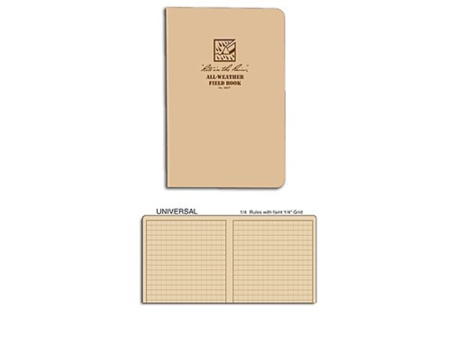 Rite the Rain Military Field Notebook 4-5/8 x 7-1/4 160 Pages Desert