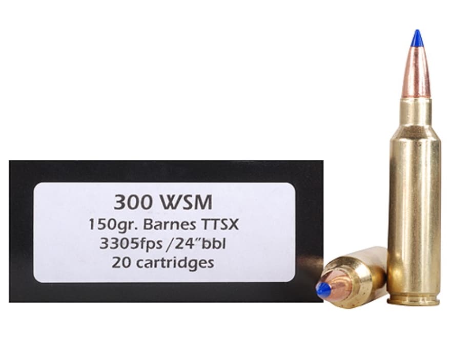 DoubleTap 300 Winchester Short Mag (WSM) Ammo 150 Grain Barnes Tipped