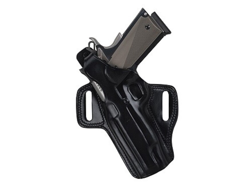 Galco Fletch Belt Holster Left Hand 1911 Officer Leather Black
