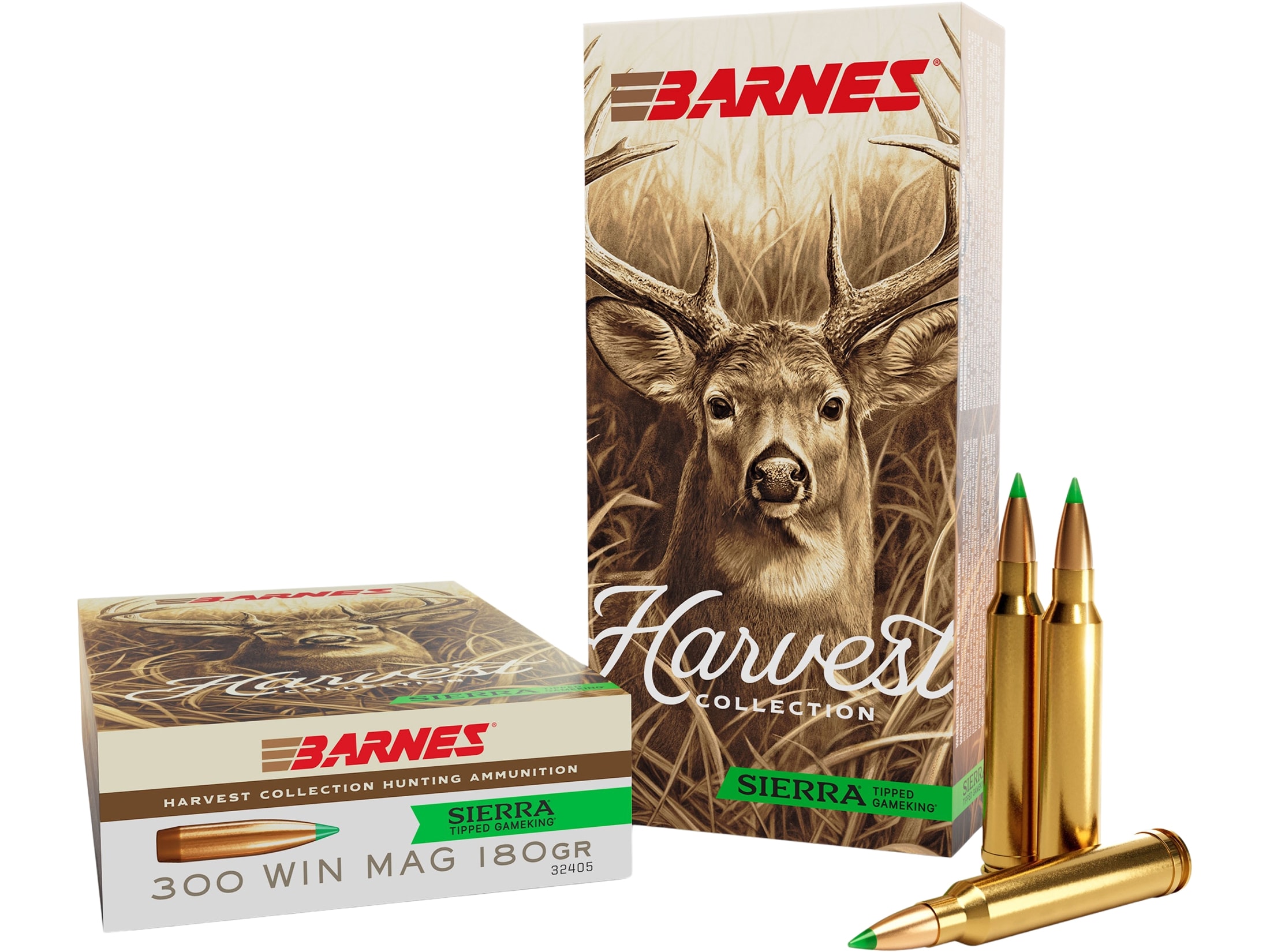 Barnes Harvest 300 Winchester Mag Ammo 180 Grain Sierra GameKing