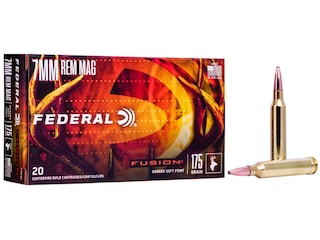 Product Comparison for Federal Fusion 7mm Remington Magnum Ammo 175 ...