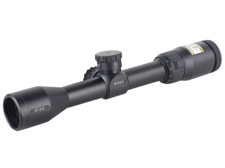 Nikon P-22 Rimfire Rifle Scope 2-7x 32mm 1/2 MOA Adjustments NikoPlex