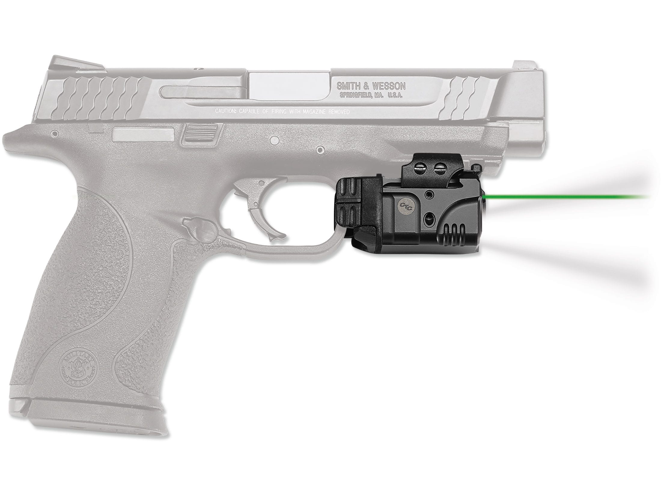 Crimson Trace Rail Master Pro Weapon Light White LED Green Laser Sight