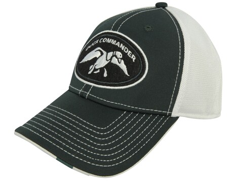 Duck Commander Mesh Logo Cap Cotton Polyester Blend Green White