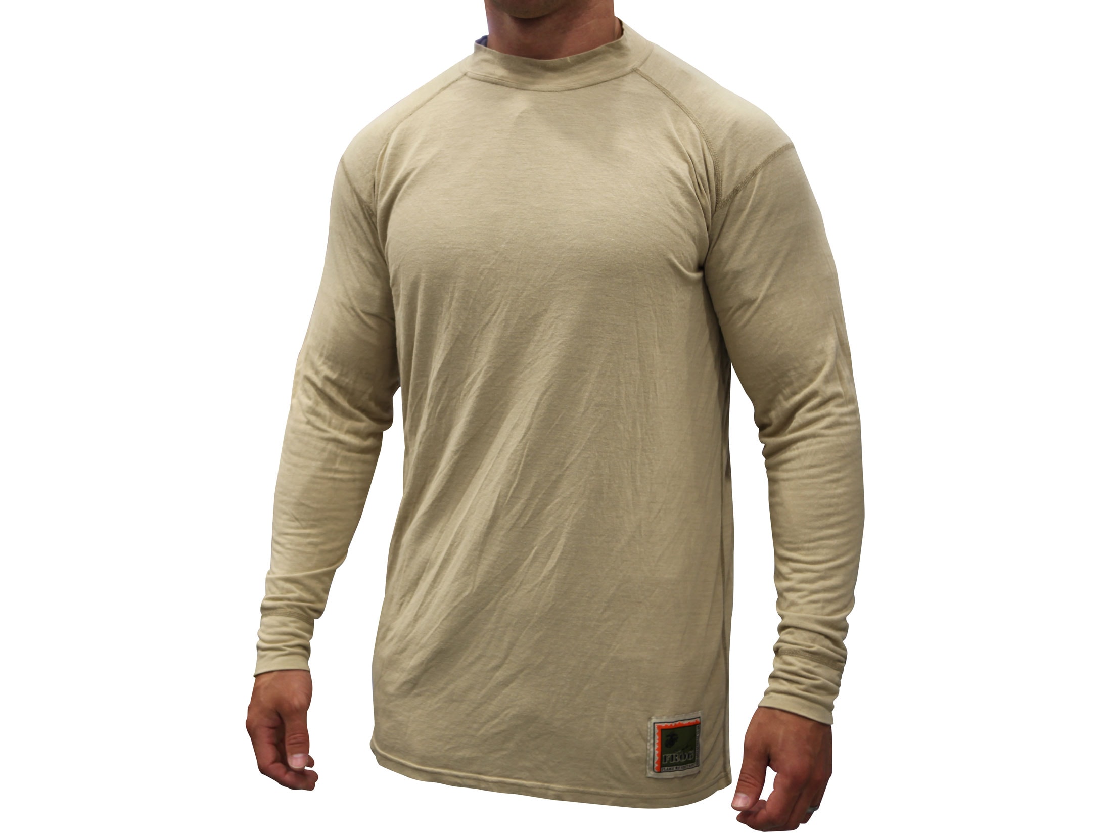 Military Surplus Silk Weight Base Layer Shirt Grade 1 Tan Medium