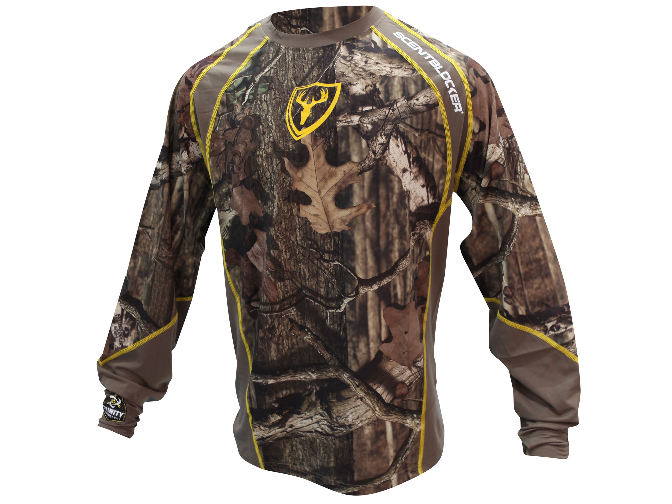 ScentBlocker Men's 1.5 Performance Crew Shirt Long Sleeve Polyester