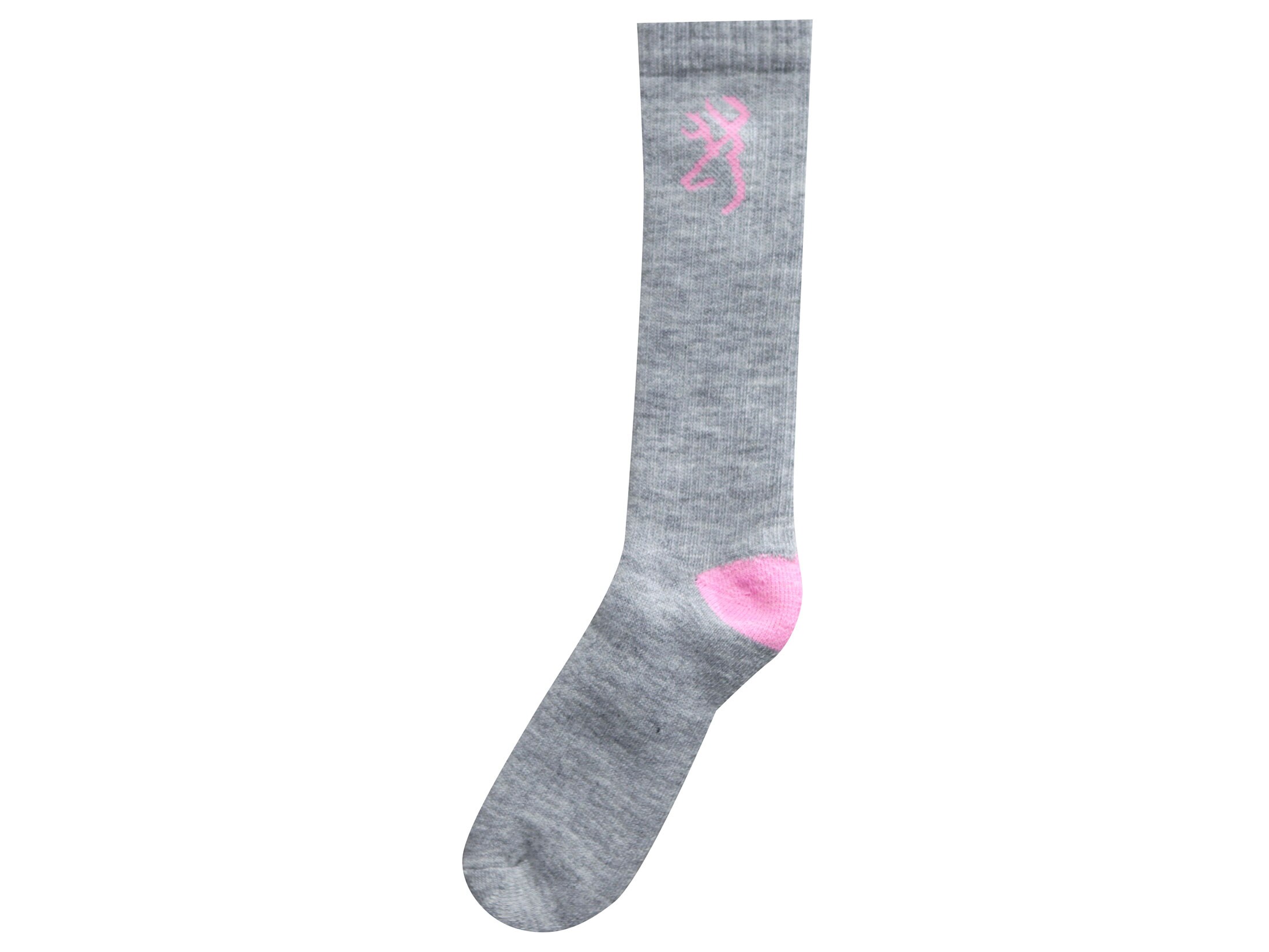 Browning Women's Midweight Socks Merino Wool Blend Gray Medium 6-9