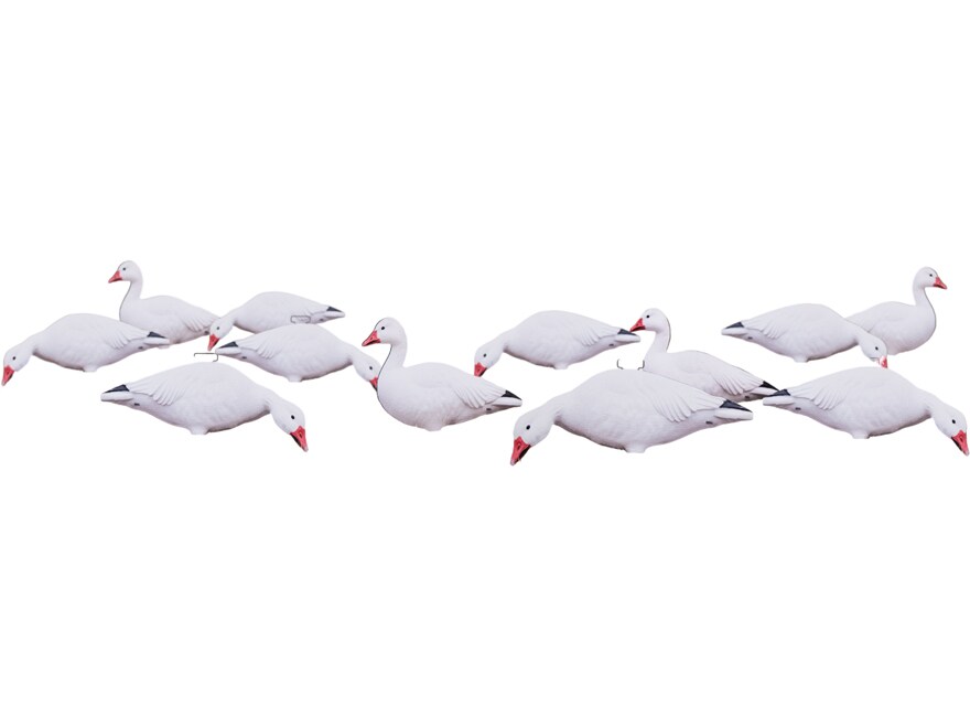 GHG Silhouette Canada Snow Goose Decoy Pack of 12