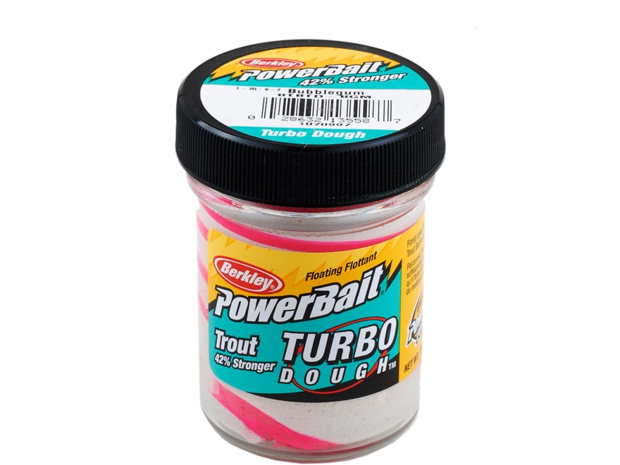 Berkley PowerBait Turbo Dough Trout Bait Blue Neon 1.75oz Jar