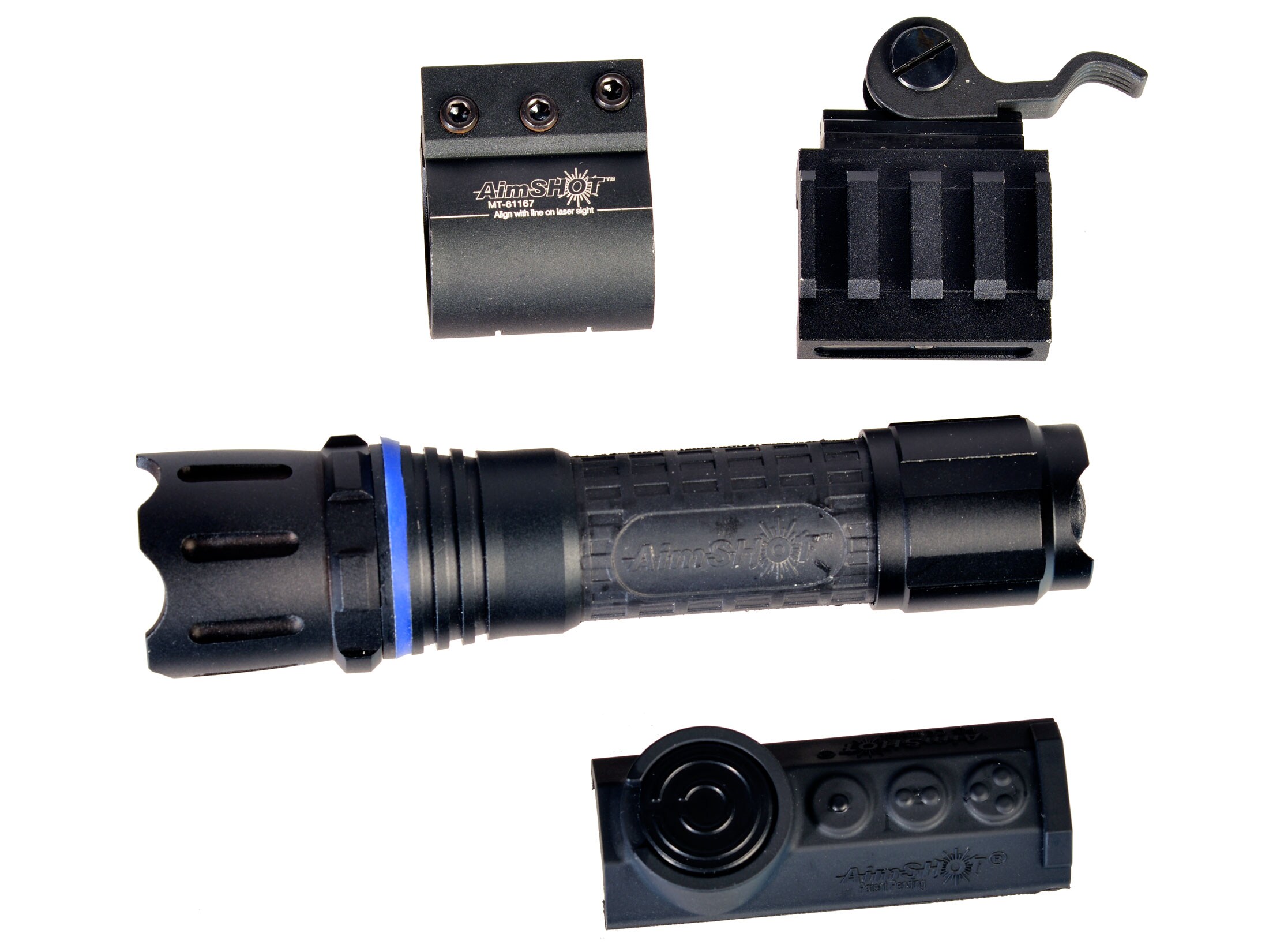 AimShot TX890 Wireless Weapon Light LED 2 CR123A Batteries Aluminum