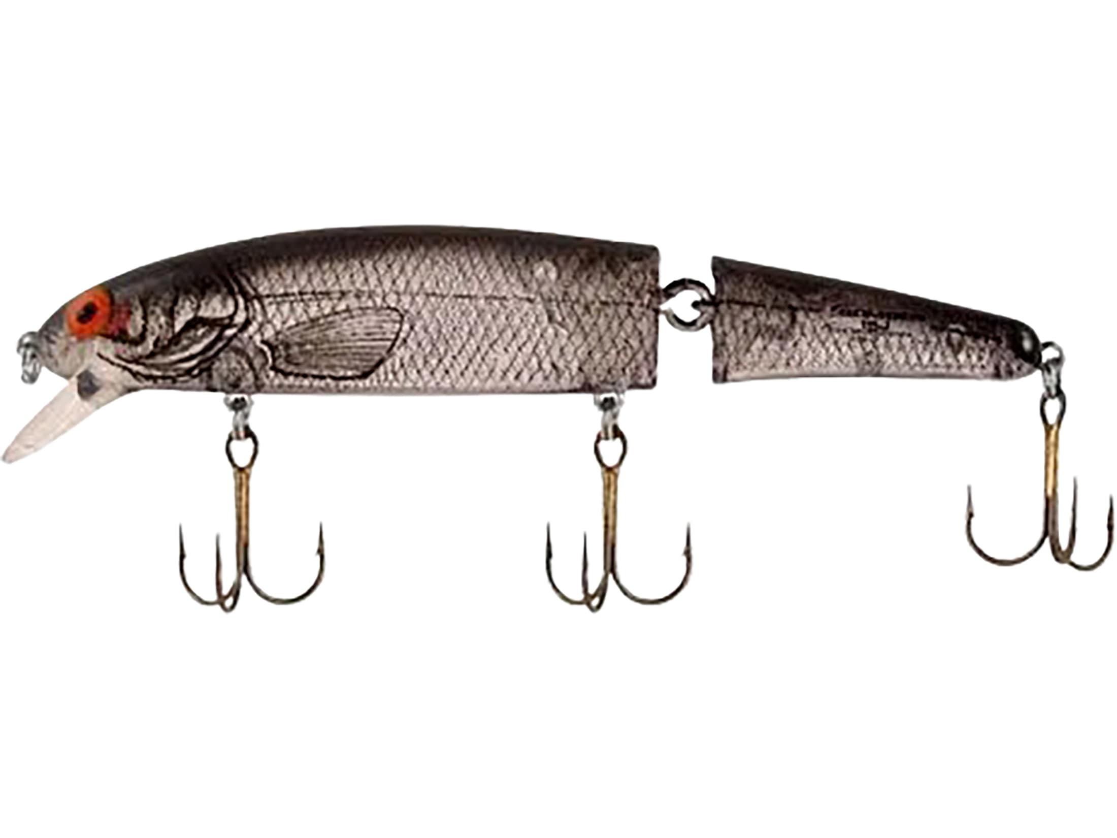 Bomber Jointed Long A Jerkbait Silver Flash Black