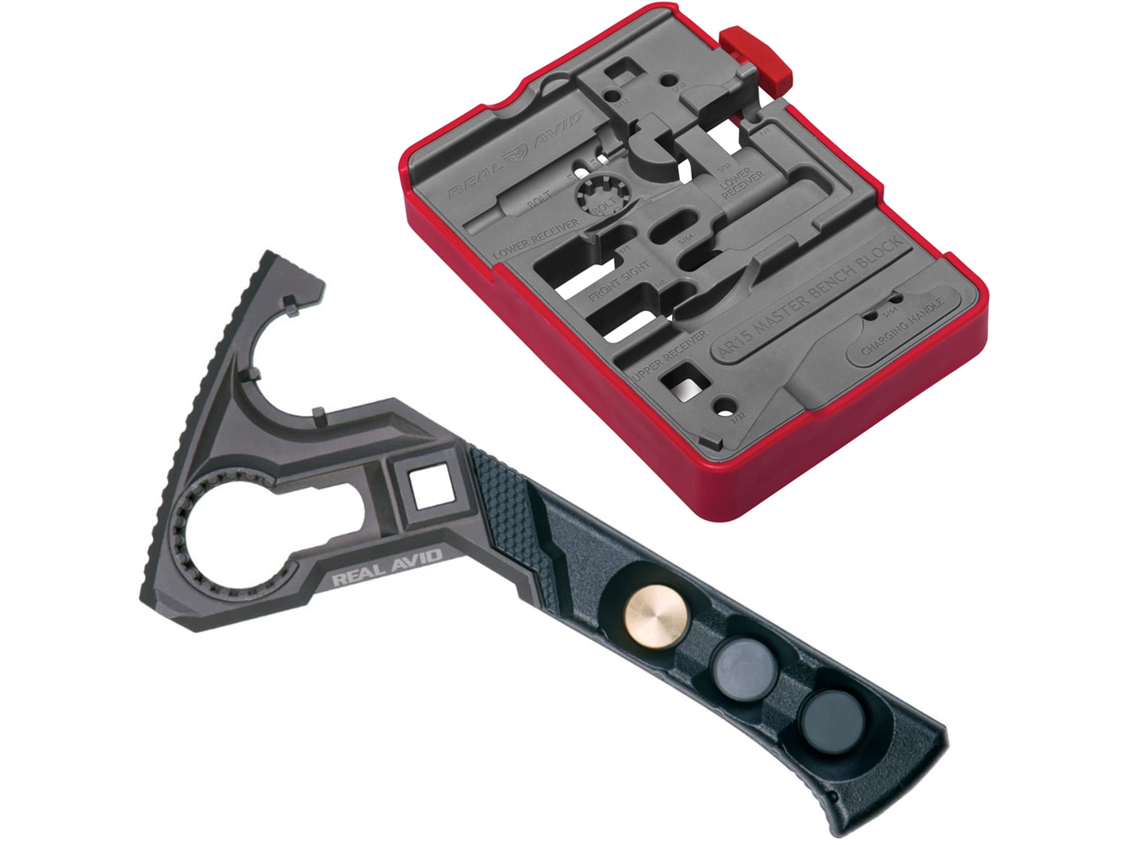 Real Avid AR-15 Armorers Master Wrench, Master Bench Block Kit