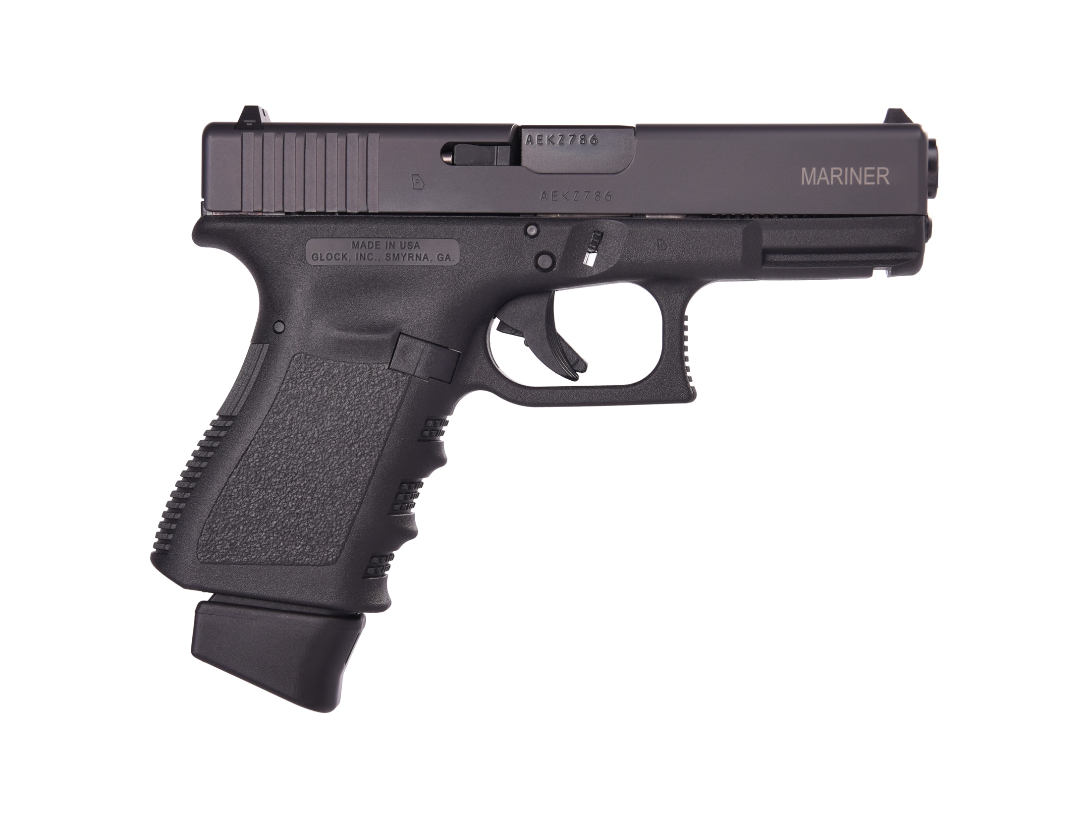 Glock 19 Gen 3 Mariner 9mm Luger Pistol 4.01 Barrel 17+1 Round Black