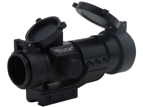 BSA 30RD-2M Red Dot Sight 1x 30mm 5 MOA Red Dot Weaver Dovetail Mounts