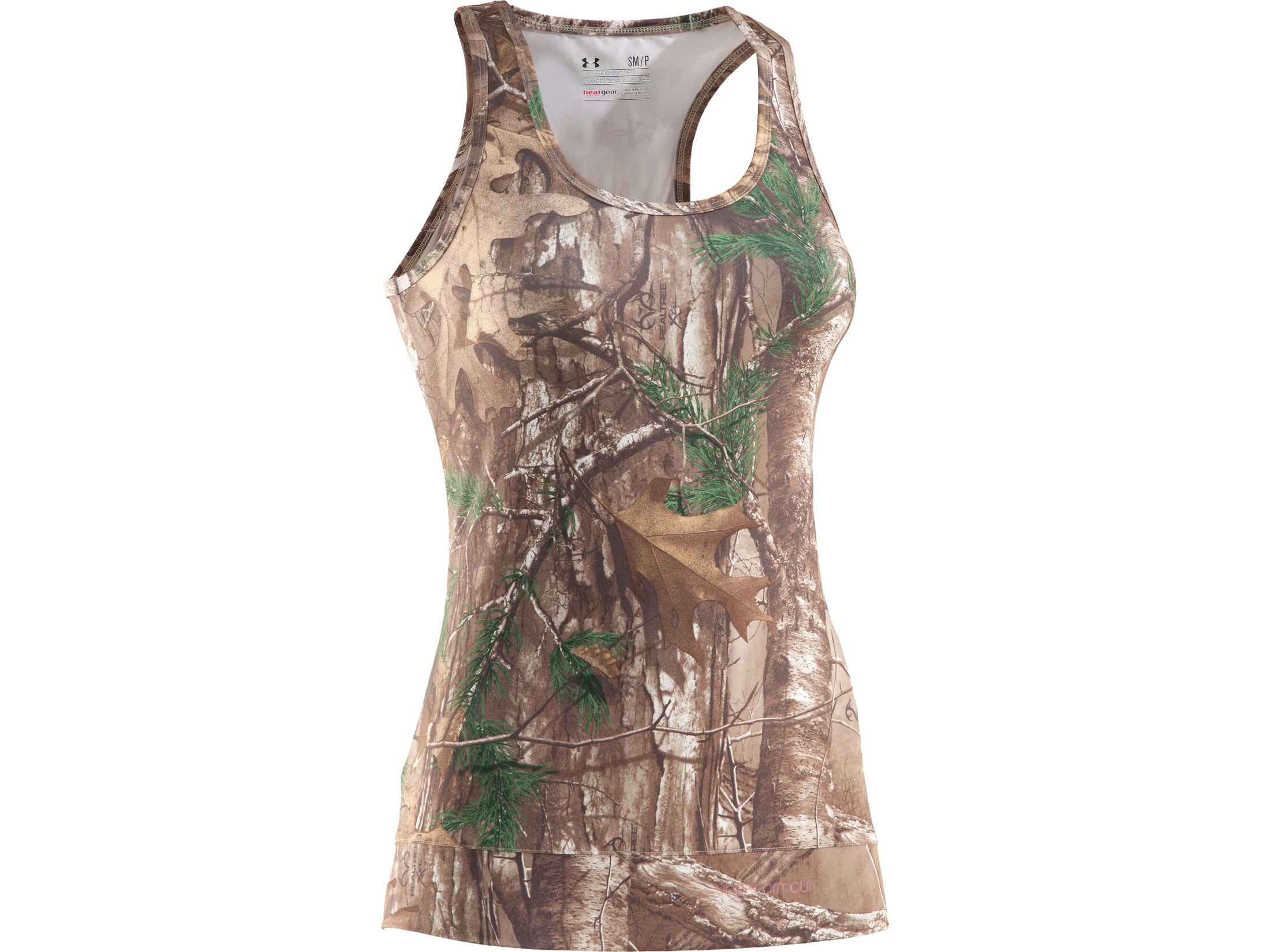 Under Armour Women's UA EVO HeatGear Camo Tank Top Synthetic Blend