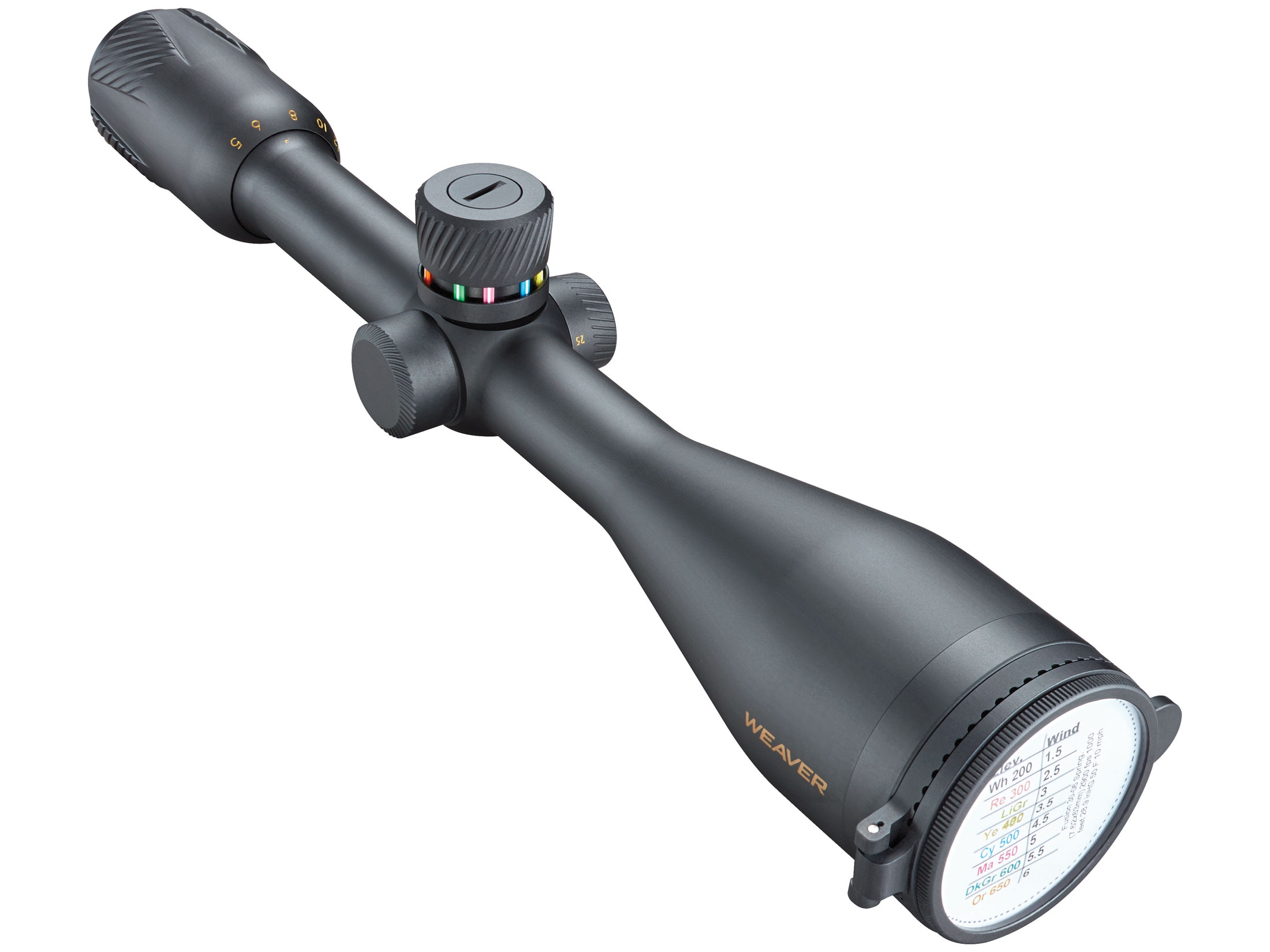 Weaver Multi-Stop Turret Rifle Scope 5-20x 50mm