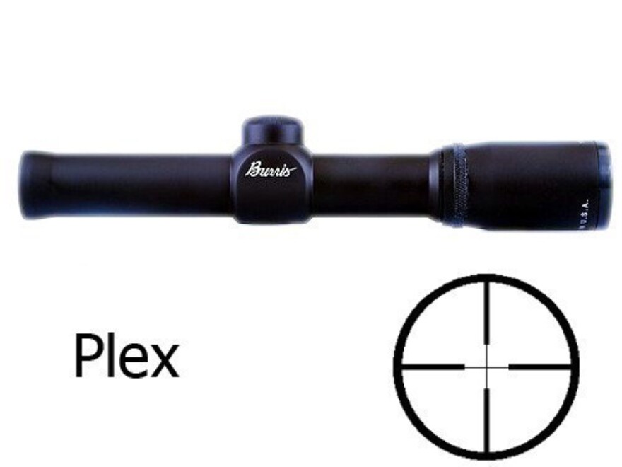 Burris Scout Variable Eye Relief Rifle Scope 1x 20mm Plex Reticle
