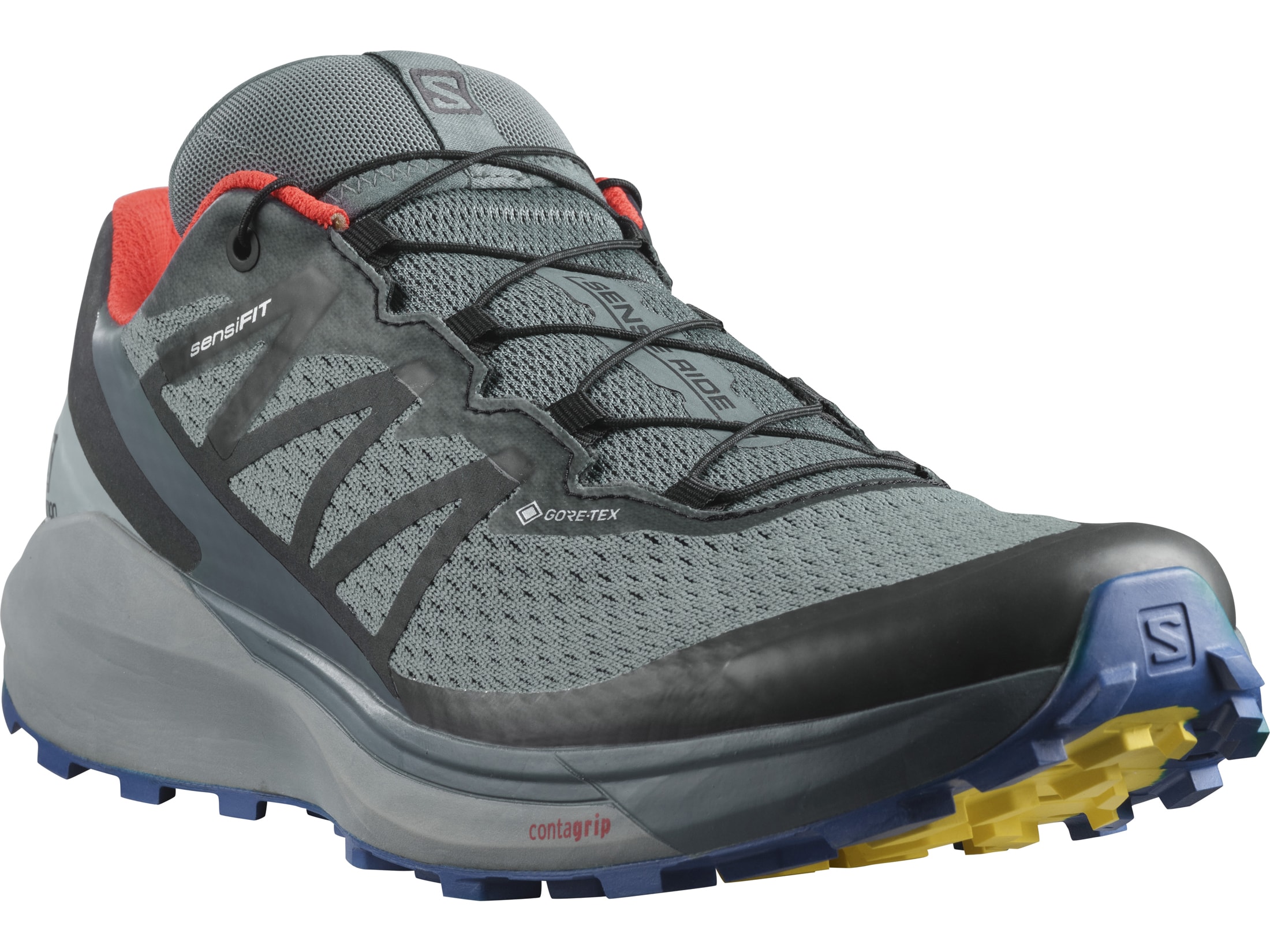 Salomon Sense Ride 4 Invisible GTX Hiking Shoes Synthetic Stormy