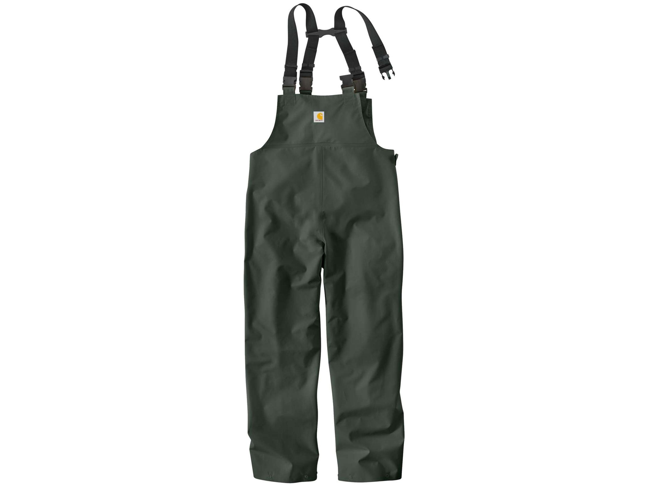 Carhartt Men's Mayne Waterproof Bib Overalls PVC Green 2XL