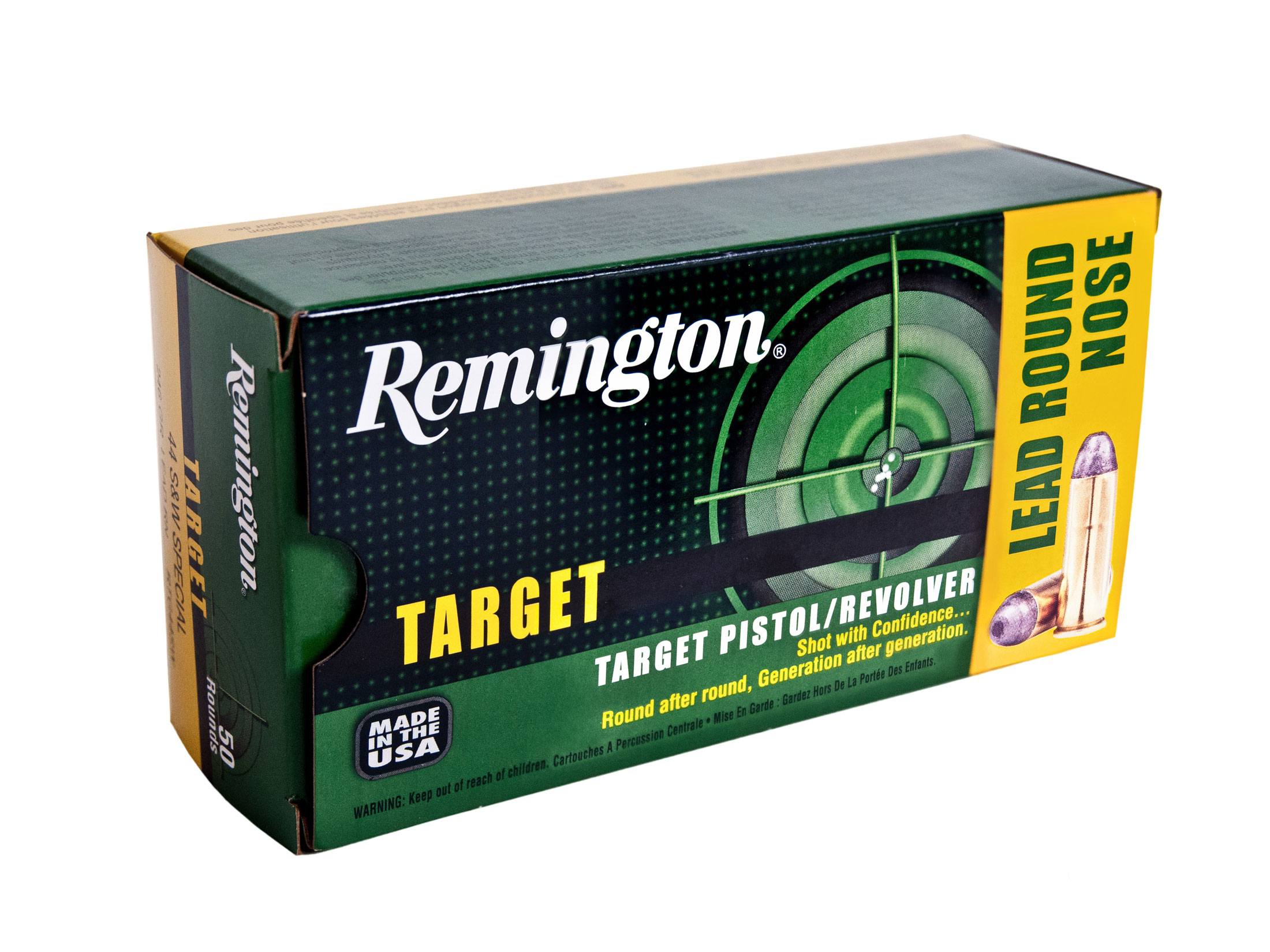 Remington Target 44 Special Ammo 246 Grain Round Nose Box of 50