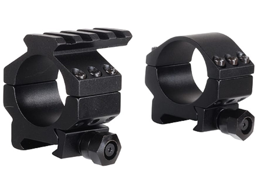 Millett 30mm Picatinny Tactical Rings Accessory Rail Matte Low