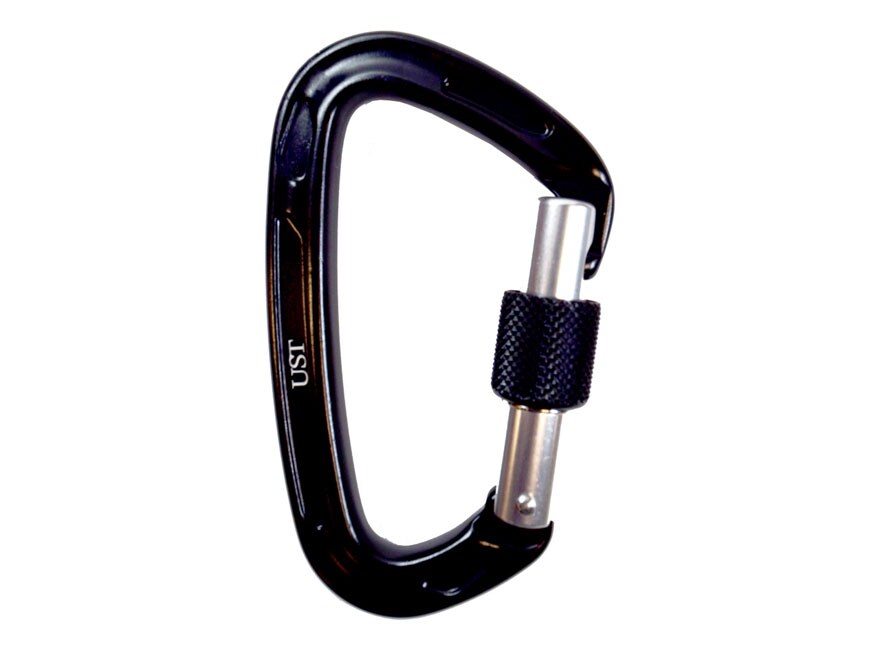 UST Locking Gear Biner Carabiner Aluminum Black