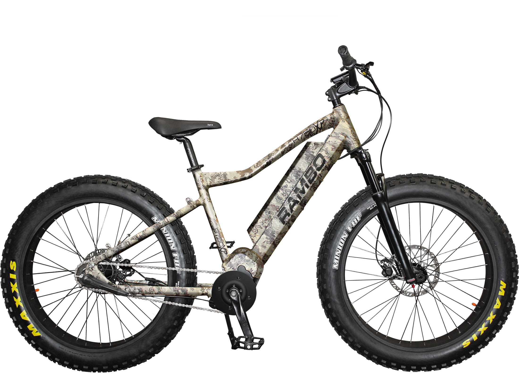 Rambo Bikes 750W Xtreme Performance Front Suspension Electric Bike