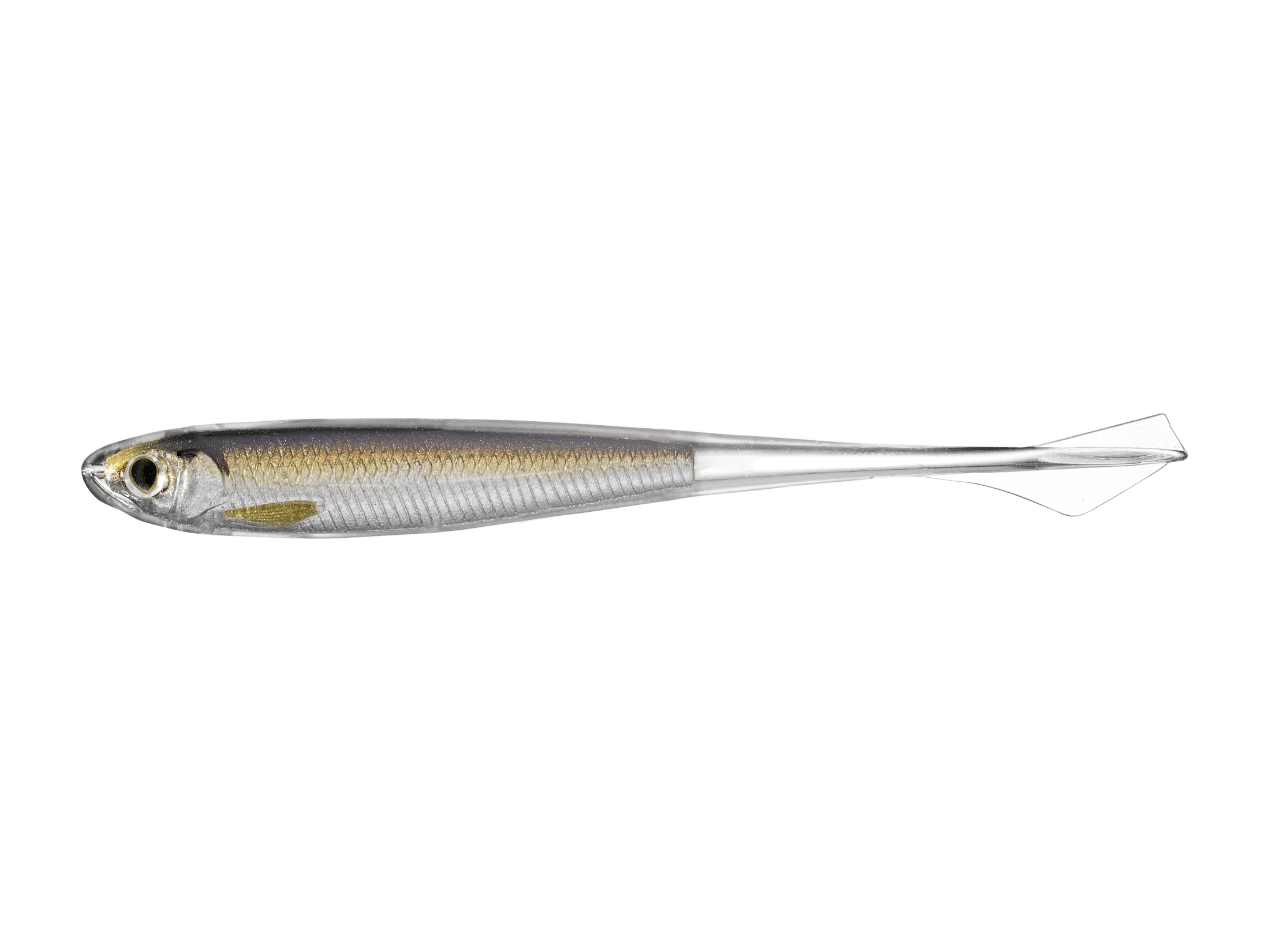 LIVETARGET Ghost Tail Minnow 5 Swimbait Silver/Smoke