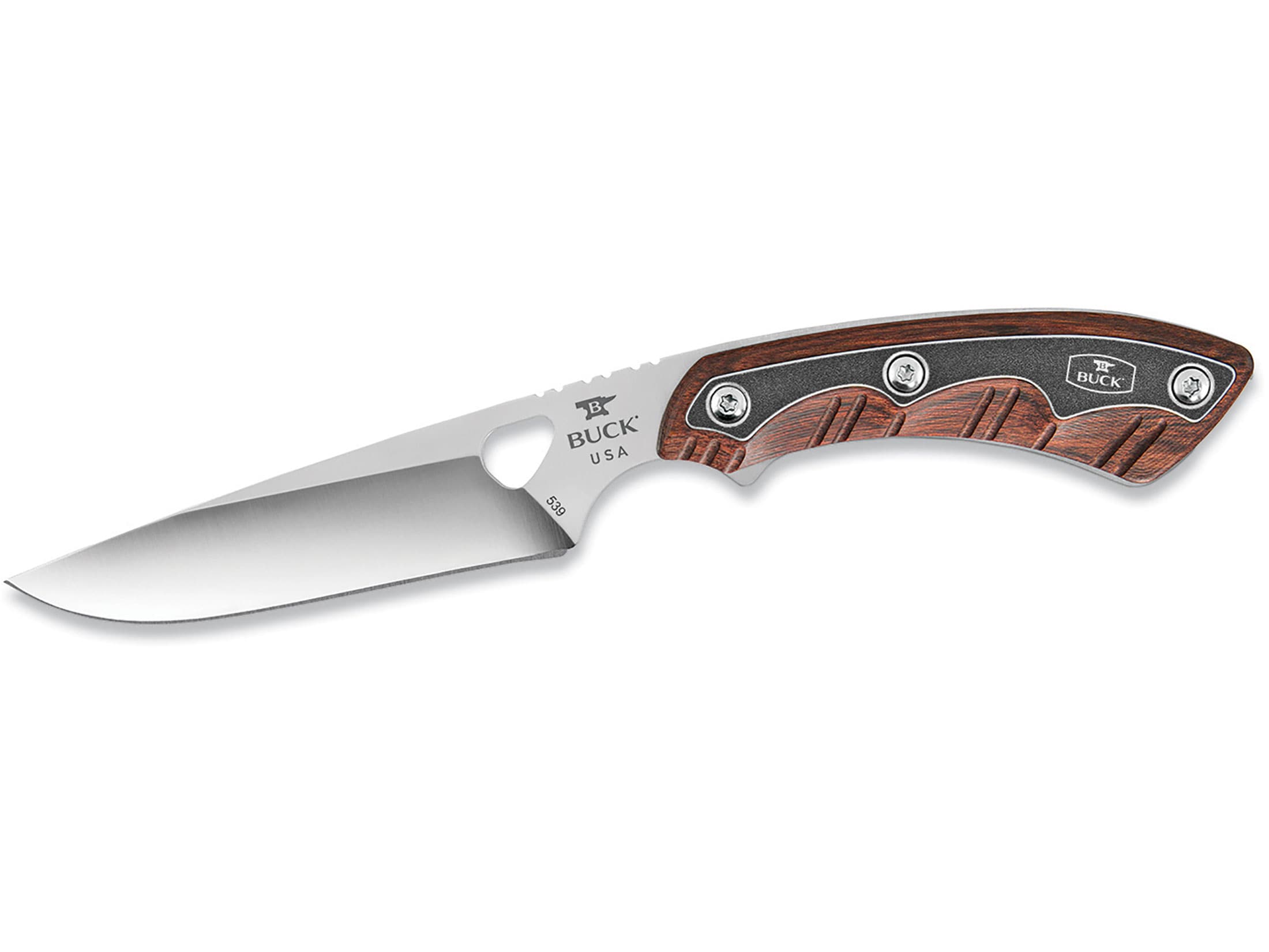 Buck 539 Open Season Small Game Fixed Blade Knife 4.25 Drop Point