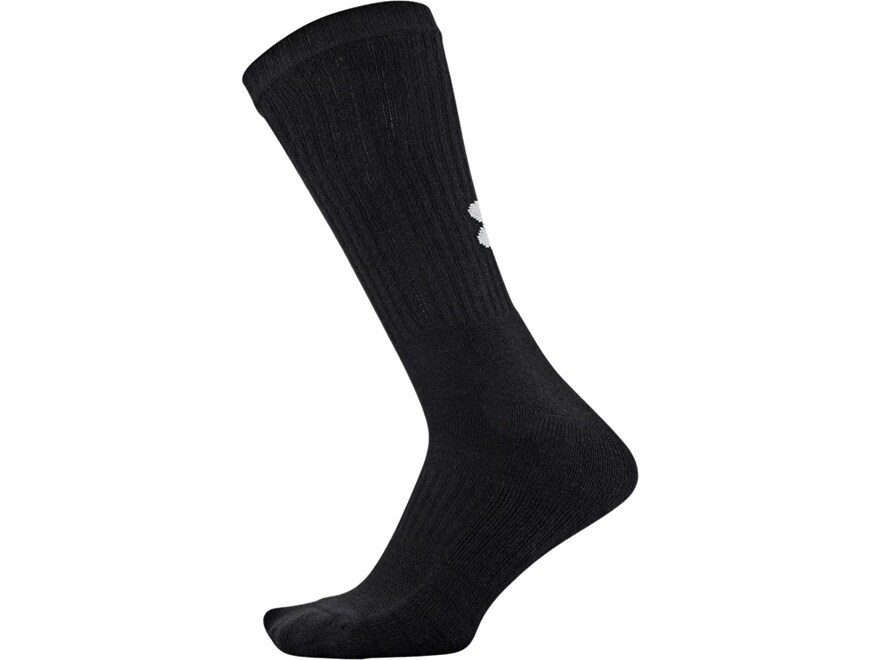 Under Armour Men's UA Training Crew Socks Cotton White Medium 6 Pair
