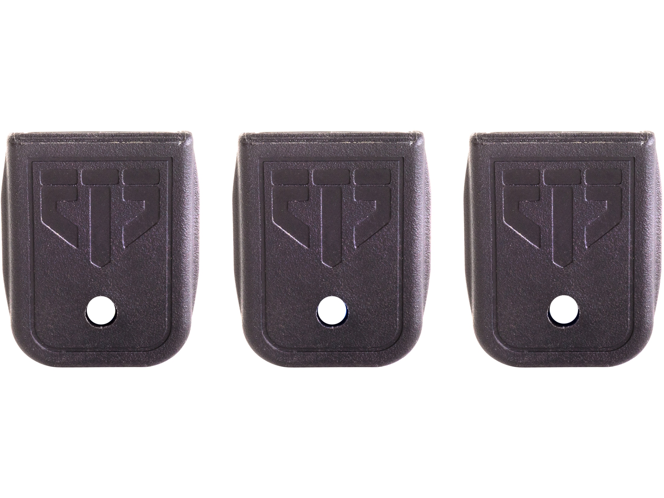 ETS Mag Floor Plate Glock Double Stack Mags 9mm Polymer Black 3PK