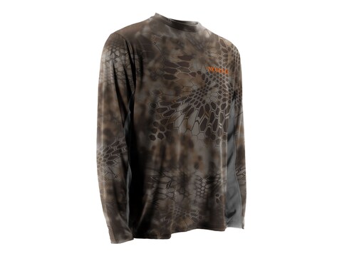 Nomad Men's Cooling Tee Shirt Long Sleeve Polyester Kryptek Banshee