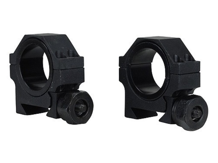 Barska 30mm Heavy Duty Tactical Weaver-Style Rings 1 Inserts Matte Low