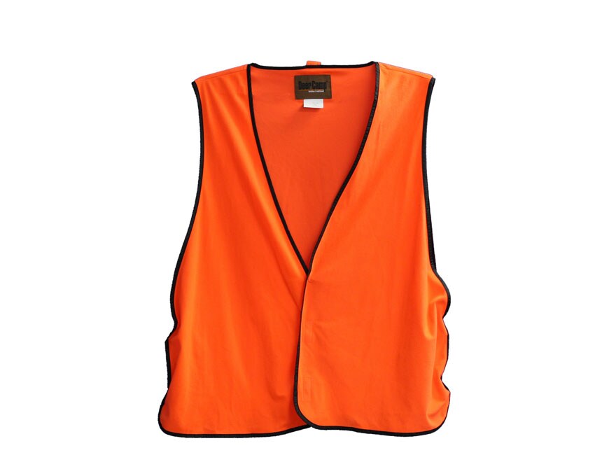 Gamehide Deer Camp Safety Vest Polyester Blaze Orange Large