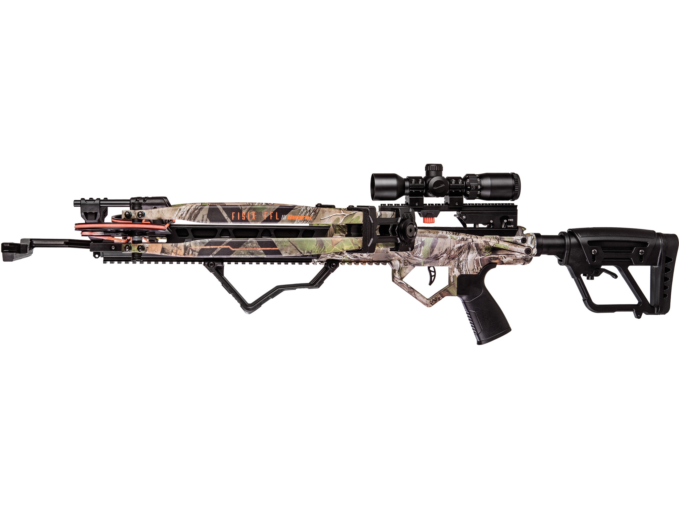 Bear Archery Fisix Crossbow Package Illuminated Scope Camo
