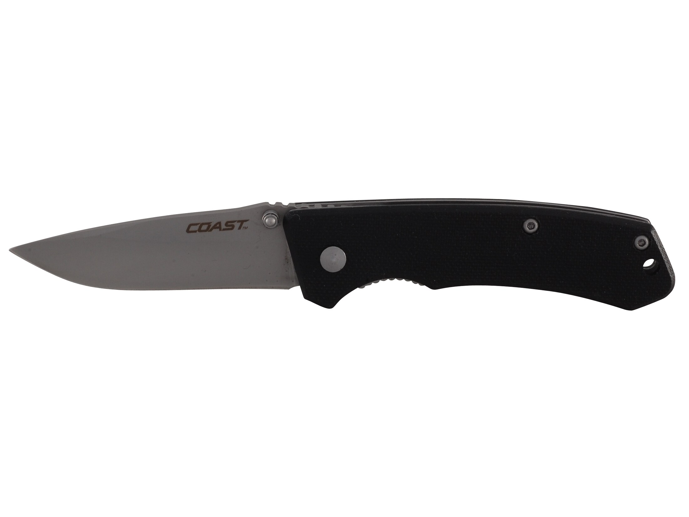 Coast LX220 Folding Knife 2.5 Drop Point 7Cr17 SS Blade G-10 Handle