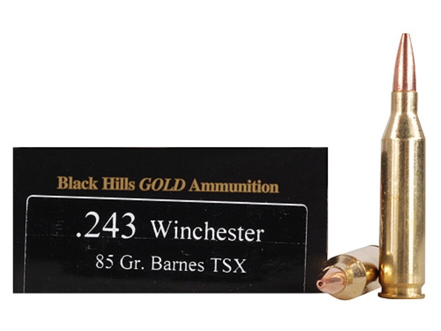 Black Hills Gold Ammo 243 Winchester 85 Grain Barnes Triple-Shock X