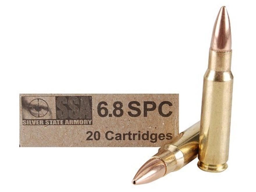 Silver State Armory Ammo 6.8mm Remington SPC 115 Grain Sierra